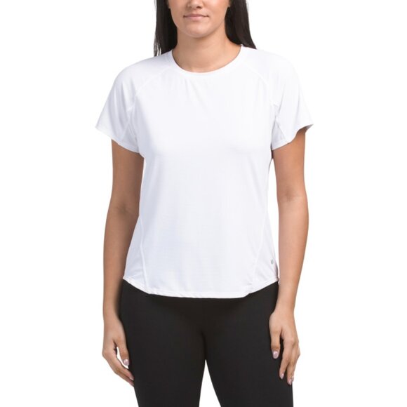Layer 8 | Shorts | Layer 8 Arctic White Way Two Go Short Sleeve Top ...